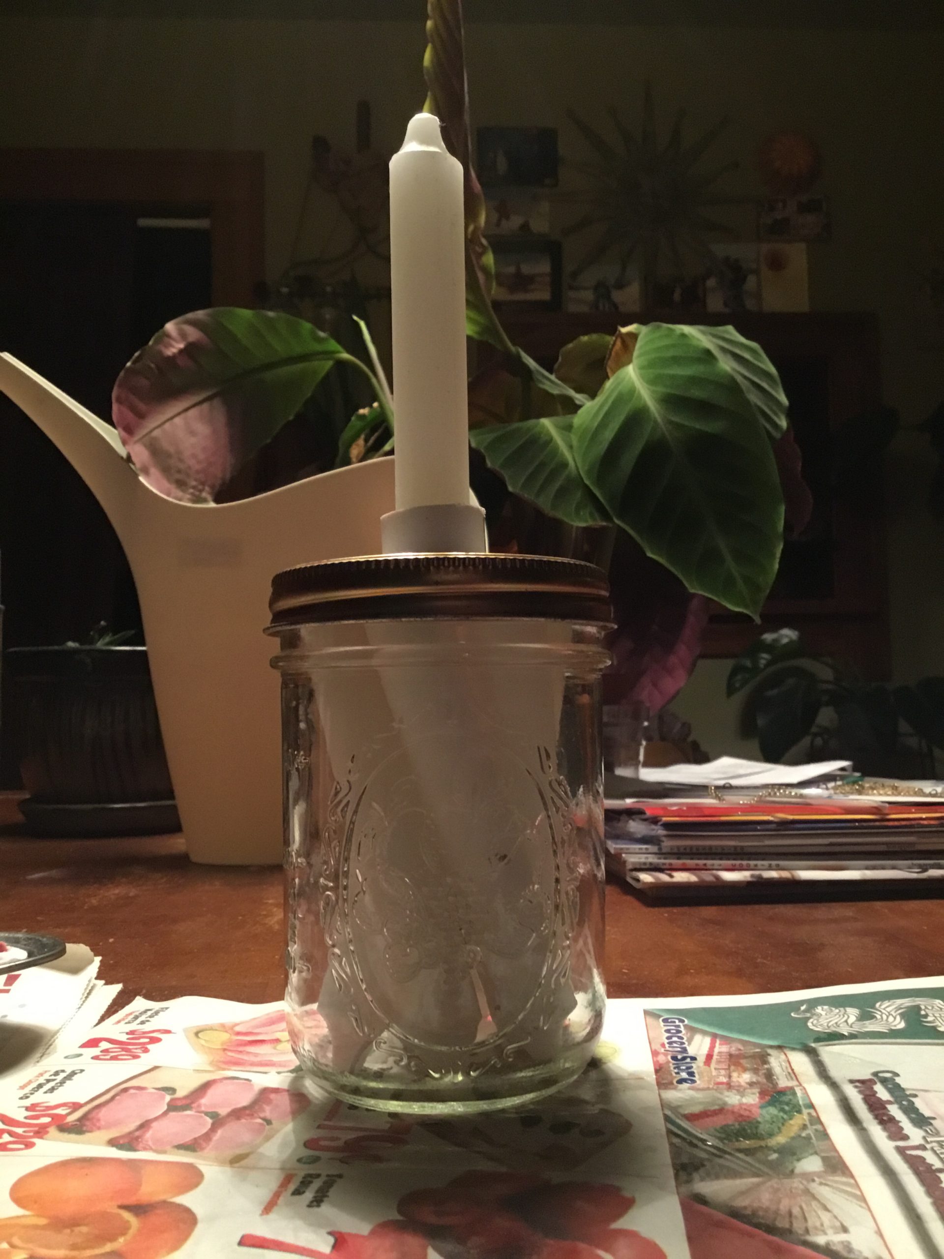 Emergency Candle Kit In A Mason Jar – CONFIDENT TO DIY